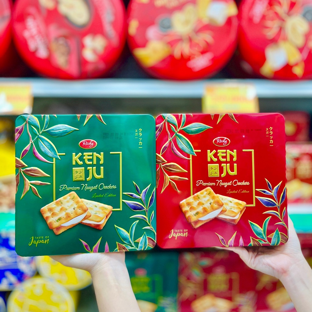 [CNY 2025] Kenju Richy soft cream onion crackers tin box (COLOR CHOICE ...
