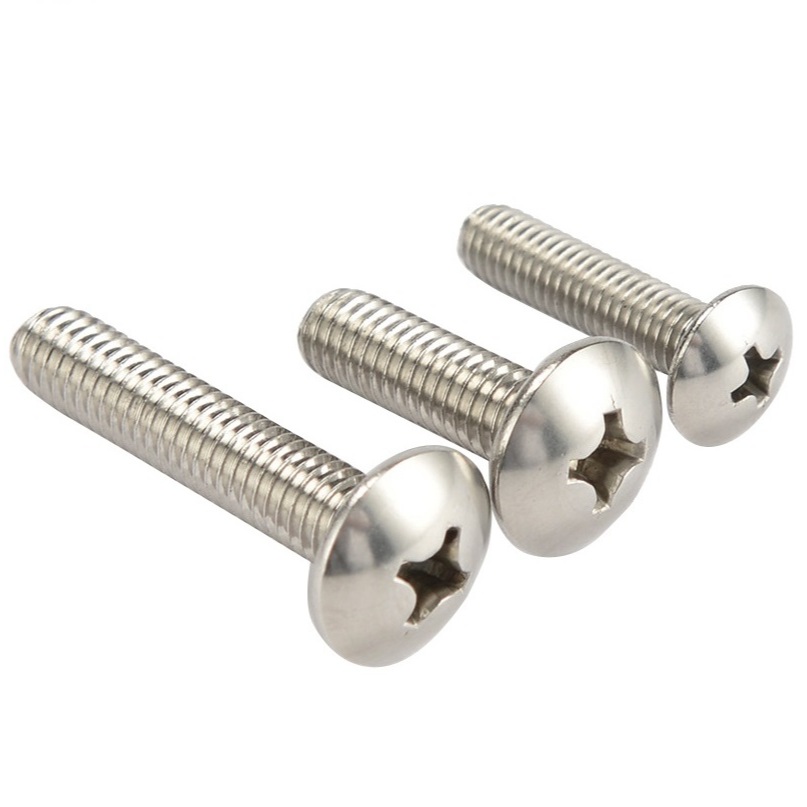 (INOX201) 50 pieces M4 pake screws with umbrella head and stainless ...