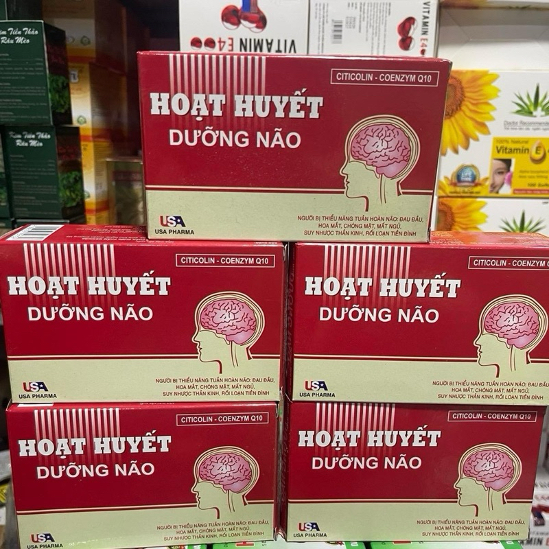 Hoat Huyet Nourishing Brain (RED) reduces headaches, dizziness, vertigo ...