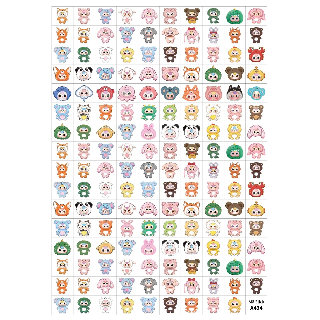Baby Three student reward Sticker A4 sheet - SP34 | Shopee Malaysia