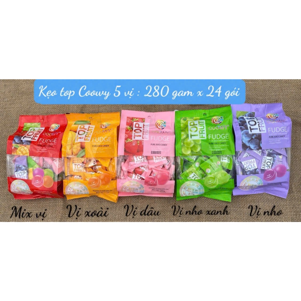 [New Arrival 2025] TOP FRUIT COOWY FRUIT Gummy Candy Mix Mango flavors ...