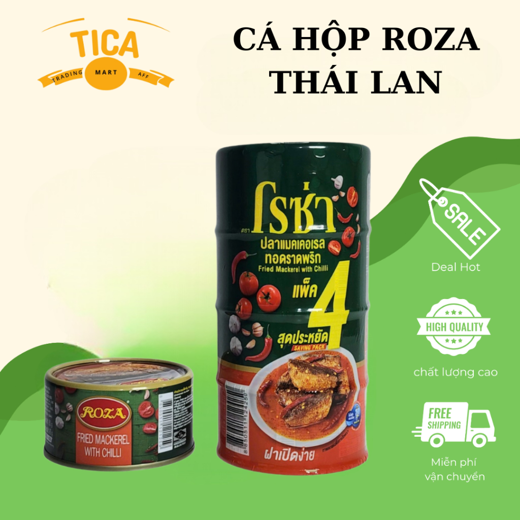 Super DELICIOUS THAILAND ROZA canned fish - TICA MART | Shopee Malaysia