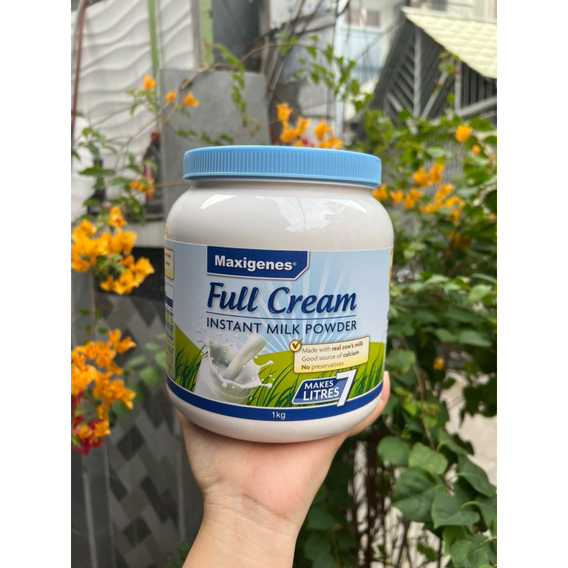 [Domestic Australia]maxigenes Full Cream whole milk powder can 1kg ...