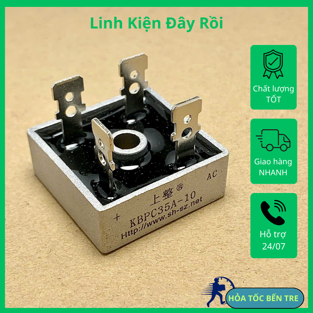 Kbpc3510 KBPC 3510 KBPC35A-10 bridge rectifier Diode 1000V 35A size ...