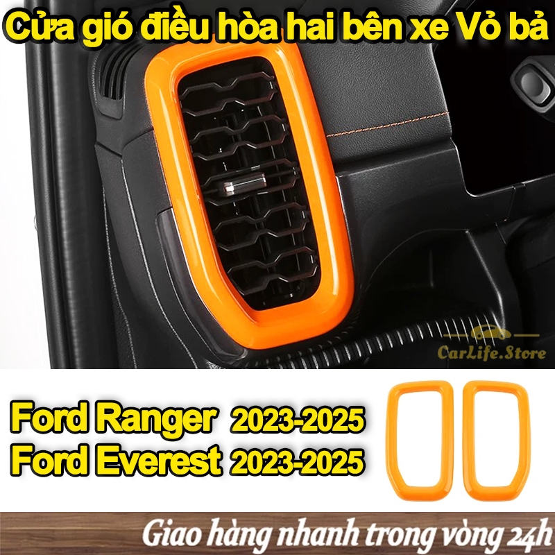 Orange Air conditioning vents on both sides of the car Ford Ranger/Ford ...