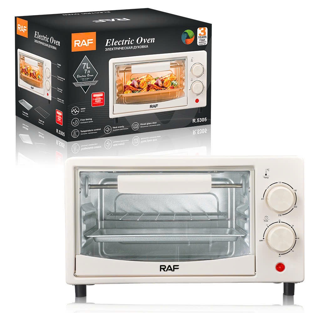 Raf Oven 360 degree convection mini oven with 600W capacity without ...