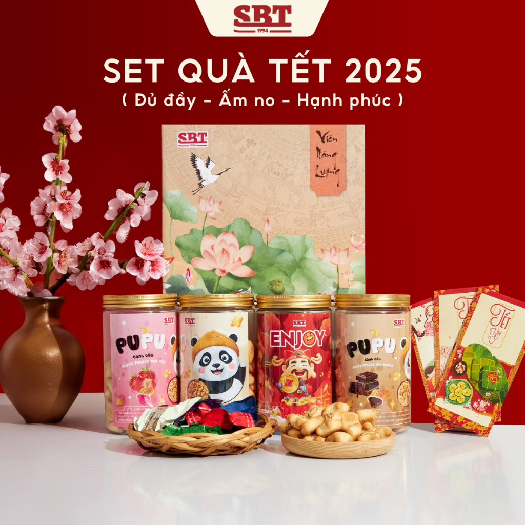Gift Set SBT 2025 Warm, Full, Happy for the Family, Delicious Snacks ...