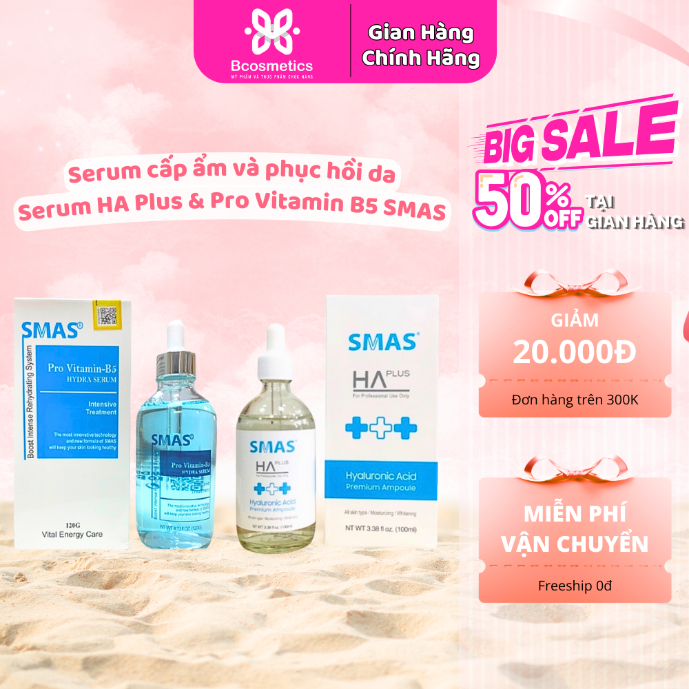 Serum HA Plus & Pro Vitamin B5 SMAS - Serum specializes in moisturizing ...