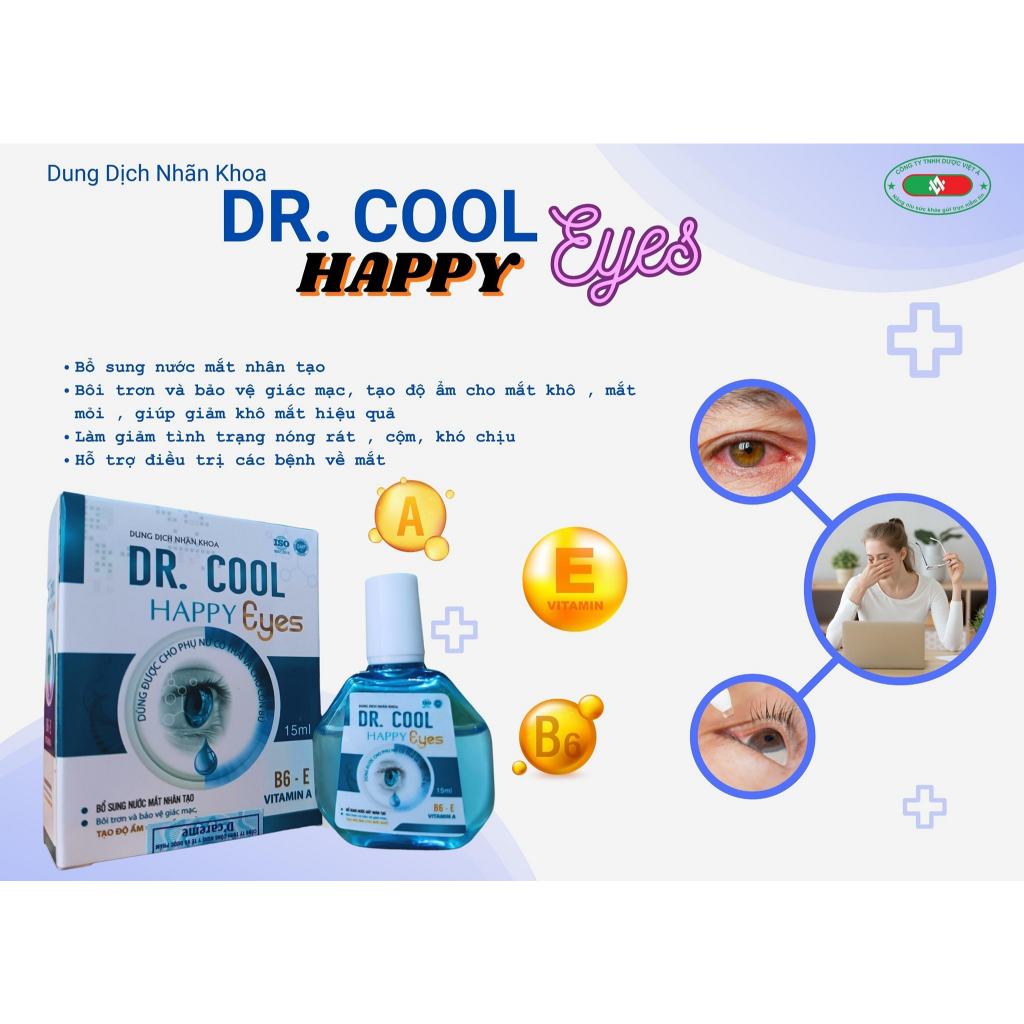 Dr. ophthalmic solution Cool Happy Eyes controls and slows down the ...