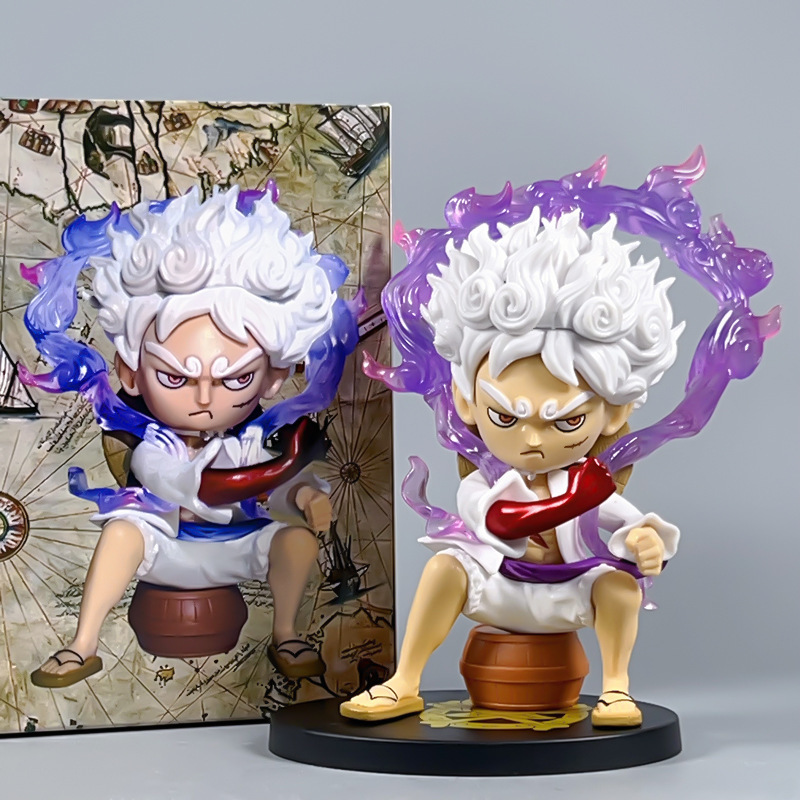 (OP-LF-2) Onepiece model - Luffy sitting on a wooden crate | Shopee ...