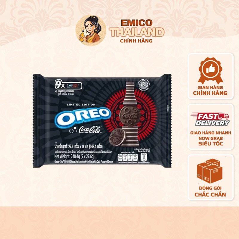[Date 06/25] Limited Edition Thai Cocacola Oreo Cookies - 284gr Pack ...