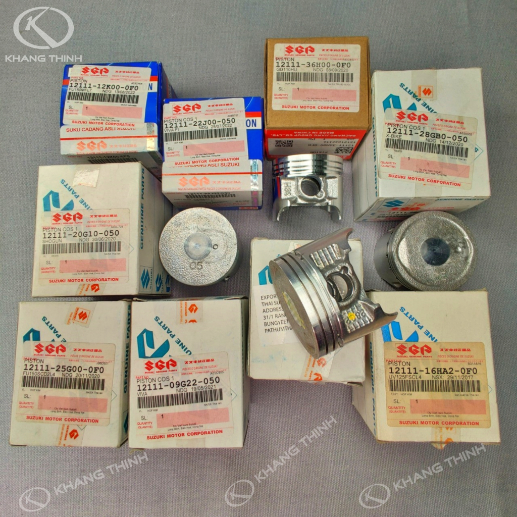 Piston Suzuki AXELO/XBIKE/RAIDER/HAYATE/VIVA/RAIDER FI - Genuine ...