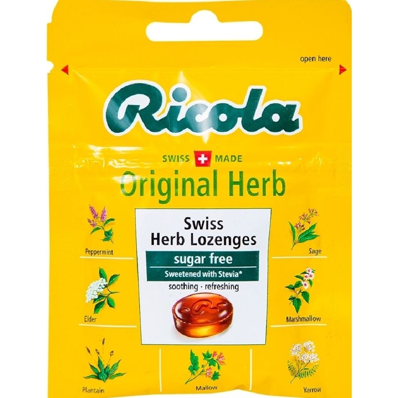 Ricola Original Herb Sugar-Free Lozenges (17.5g) | Shopee Malaysia