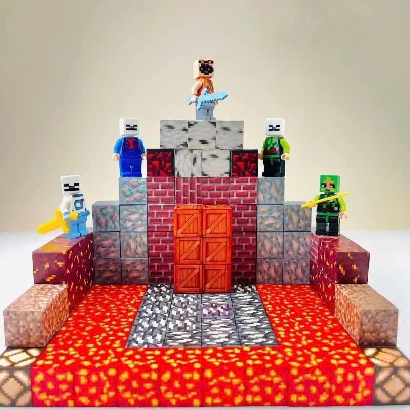 20 Educational Magnetic Minecraft Blocks - Mincecraft Game ...