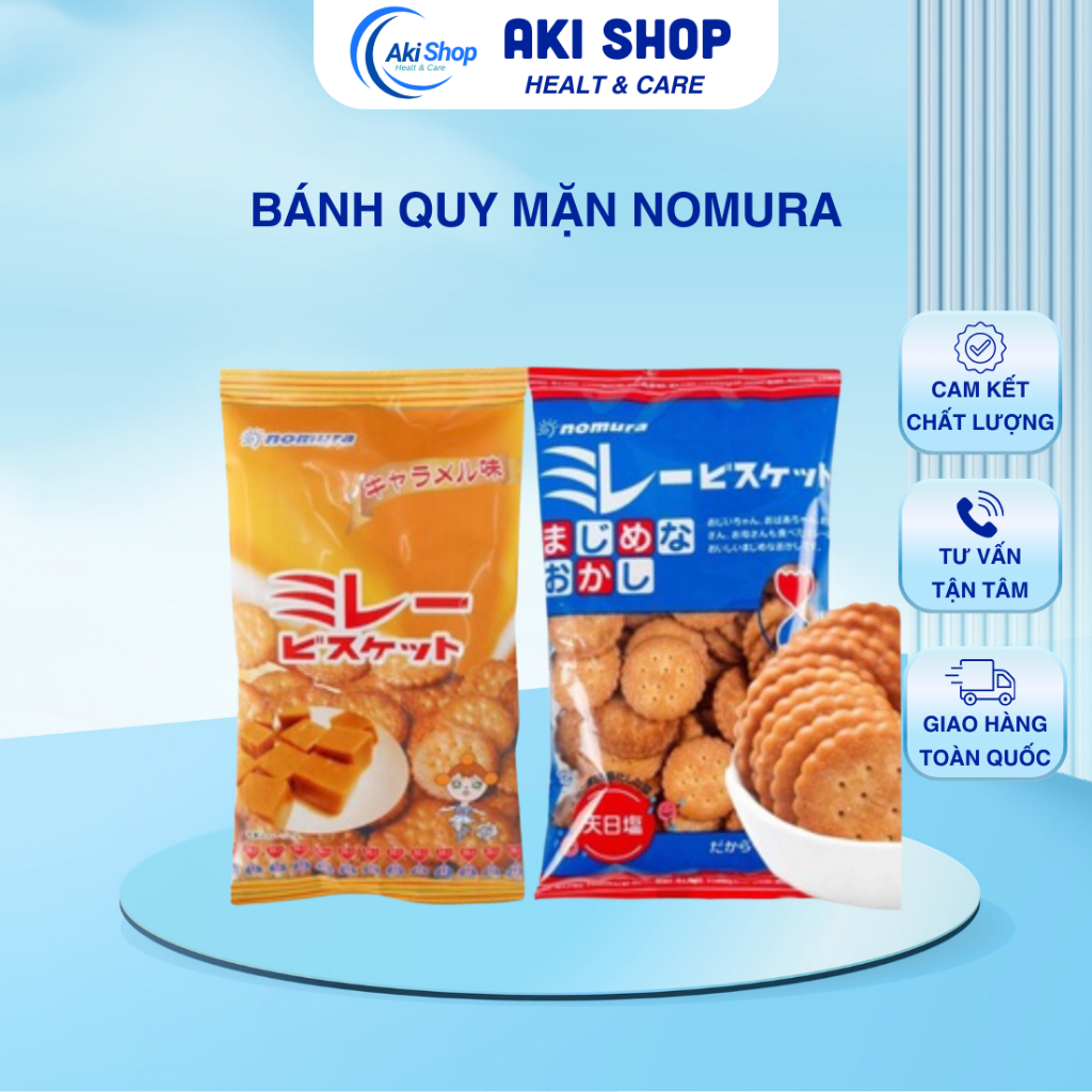 Nomura Salty Biscuits Full Flavor Super Crispy Super Delicious Biscuits ...