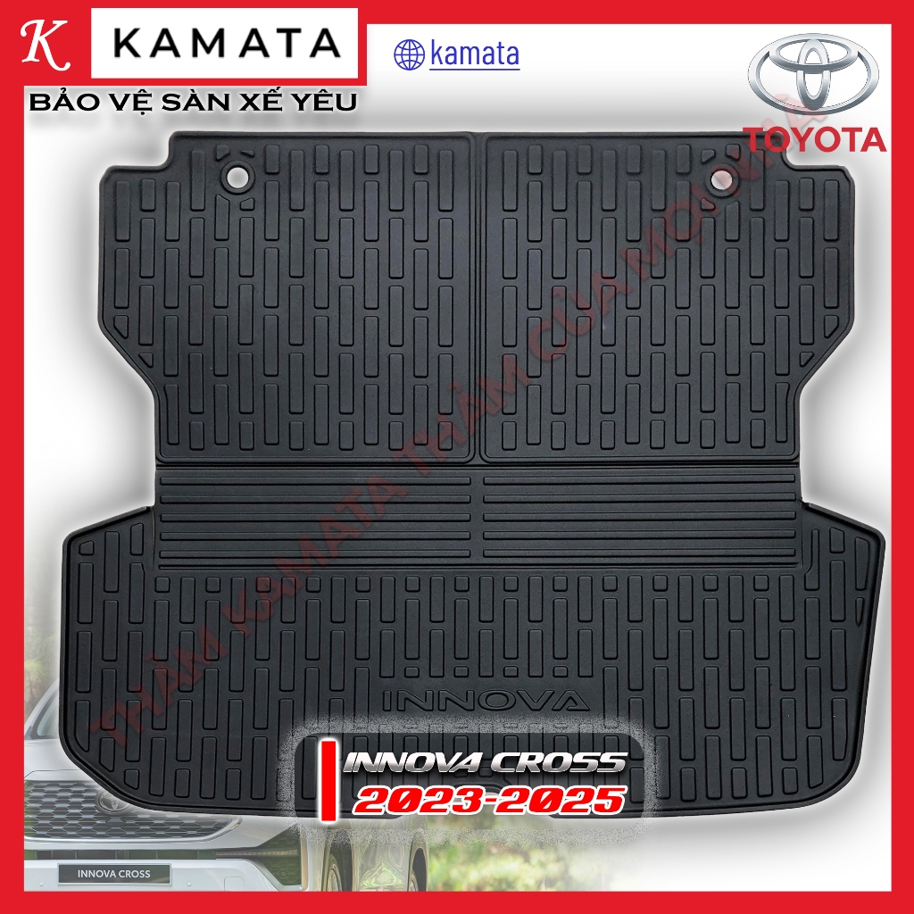Trunk mat for Toyota Innova Cross 2023-2025 TPV new (no seat) | Shopee ...