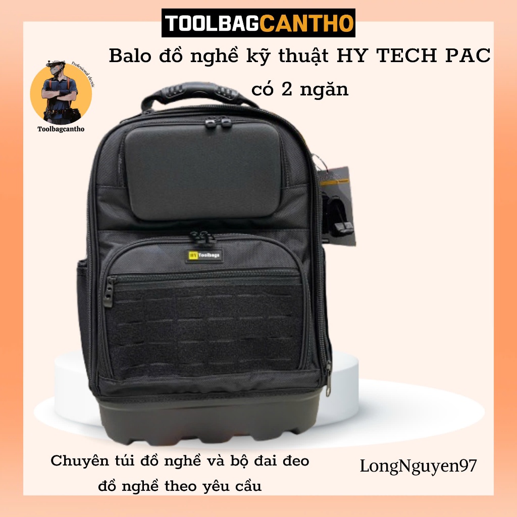 HY TECH PAC technical tool backpack has 2 compartments | Shopee Malaysia