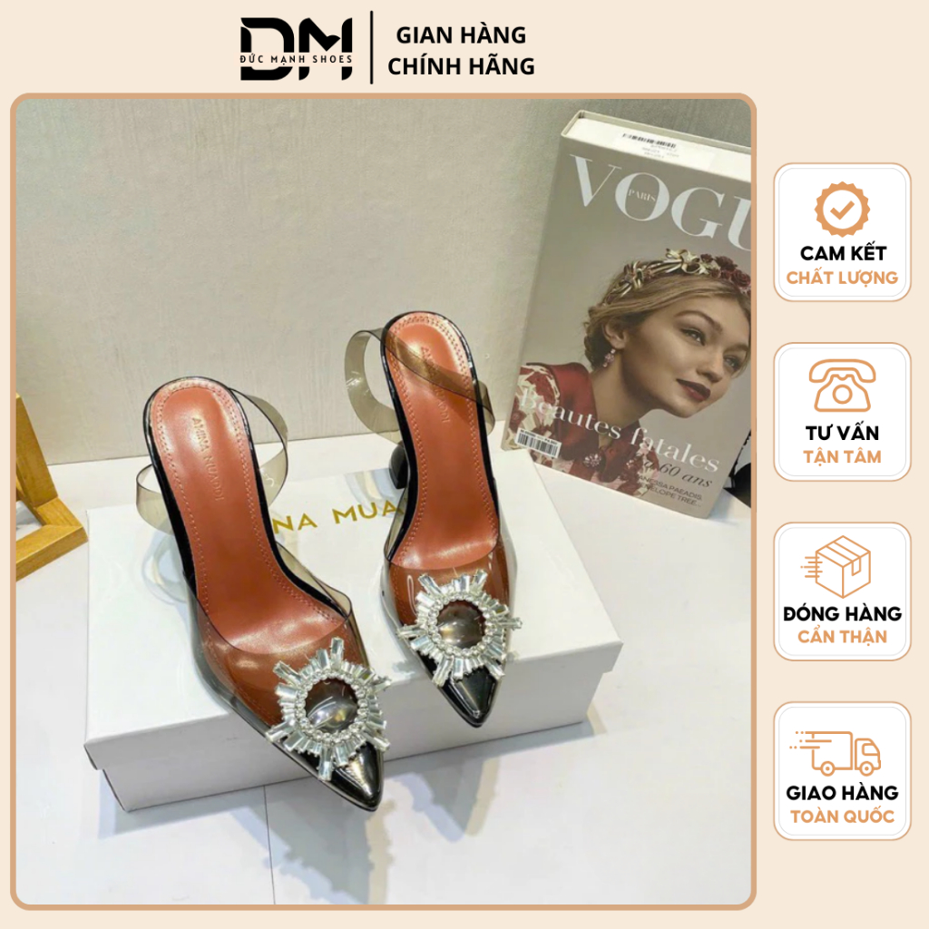 Lady Clogs with Stones and Straps in 9-inch Soles for Luxurious Feet ...