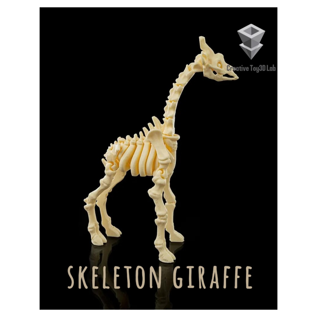 Flexi giraffe skeleton toy [flexible joints] 3D printed | Shopee Malaysia
