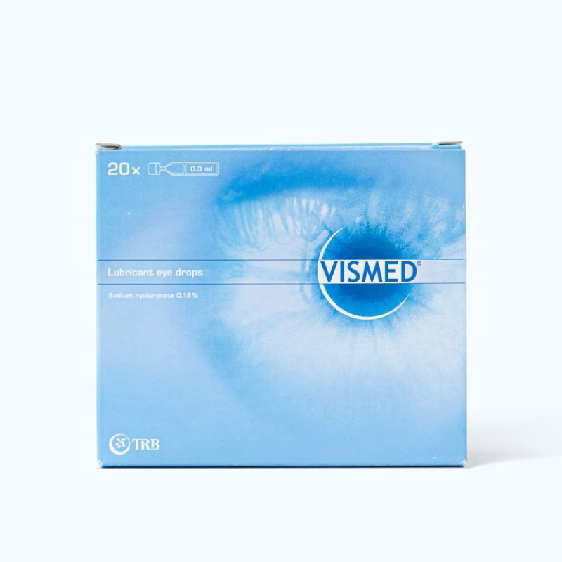 Vismed eye drops for dry eyes/damaging eyes (20 tubes x 0.3ml) | Shopee ...