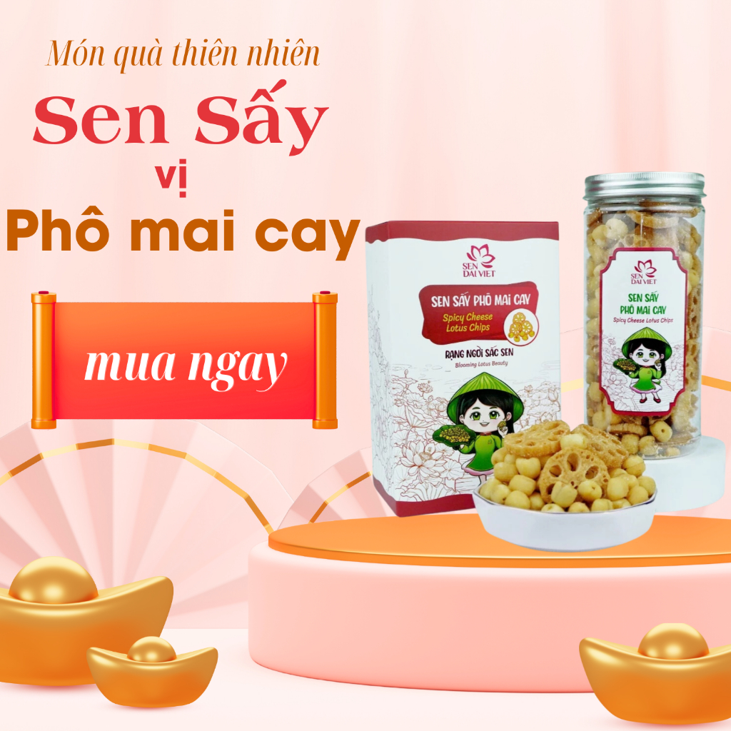 Nutrition Gift from Lotus - Dried Lotus with Spicy Cheese Flavor ...