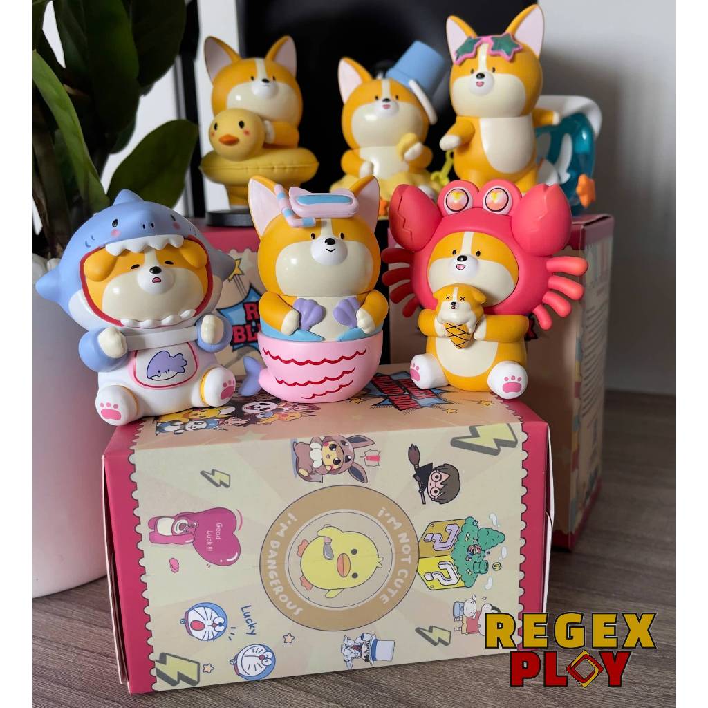 (With Box) Blind Box/Blind Box of 6 Cute CORGI OCEAN Models Extremely ...