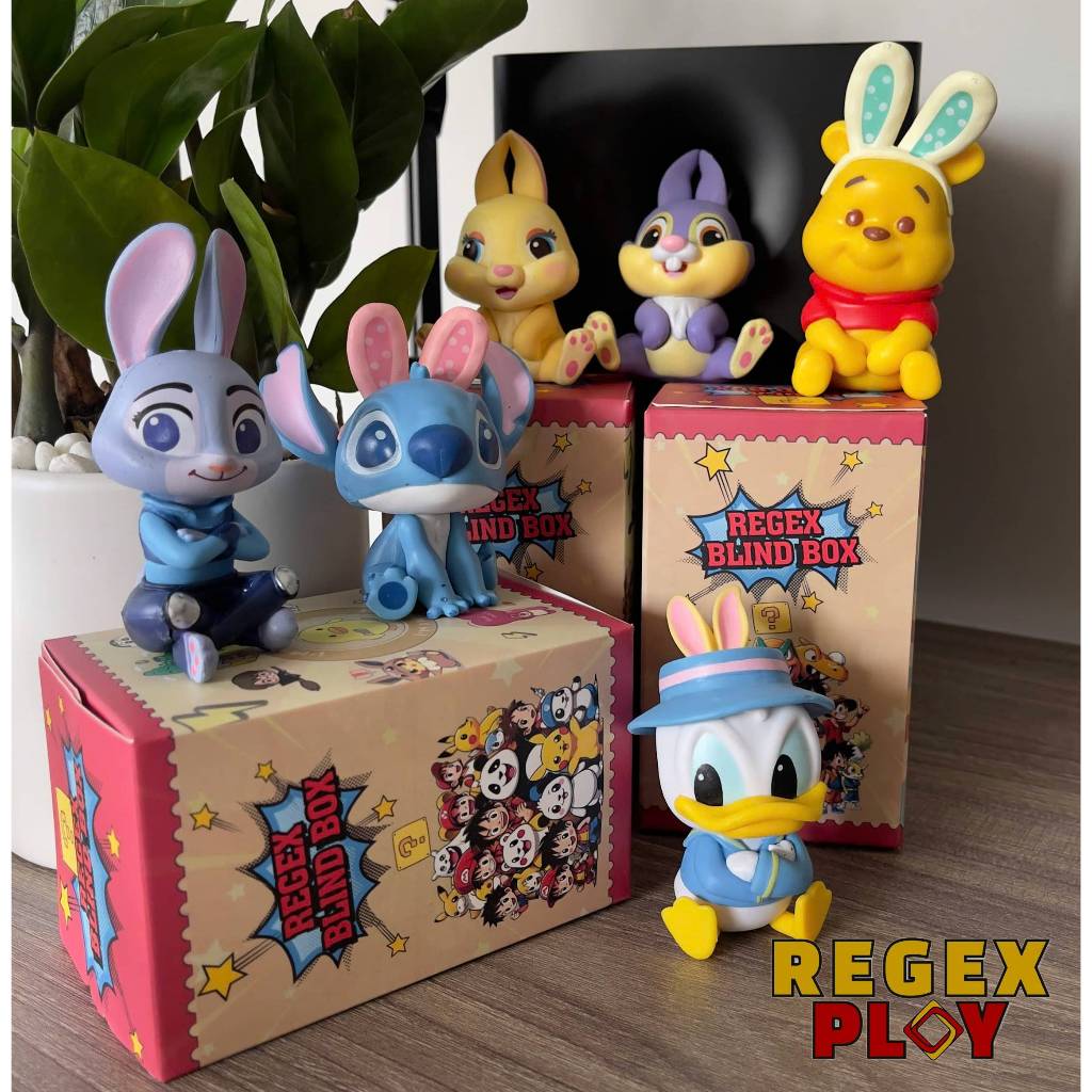 (With Box) Blind Box/Blind Box of 6 Extremely Sharp POOH BONNIE Models ...
