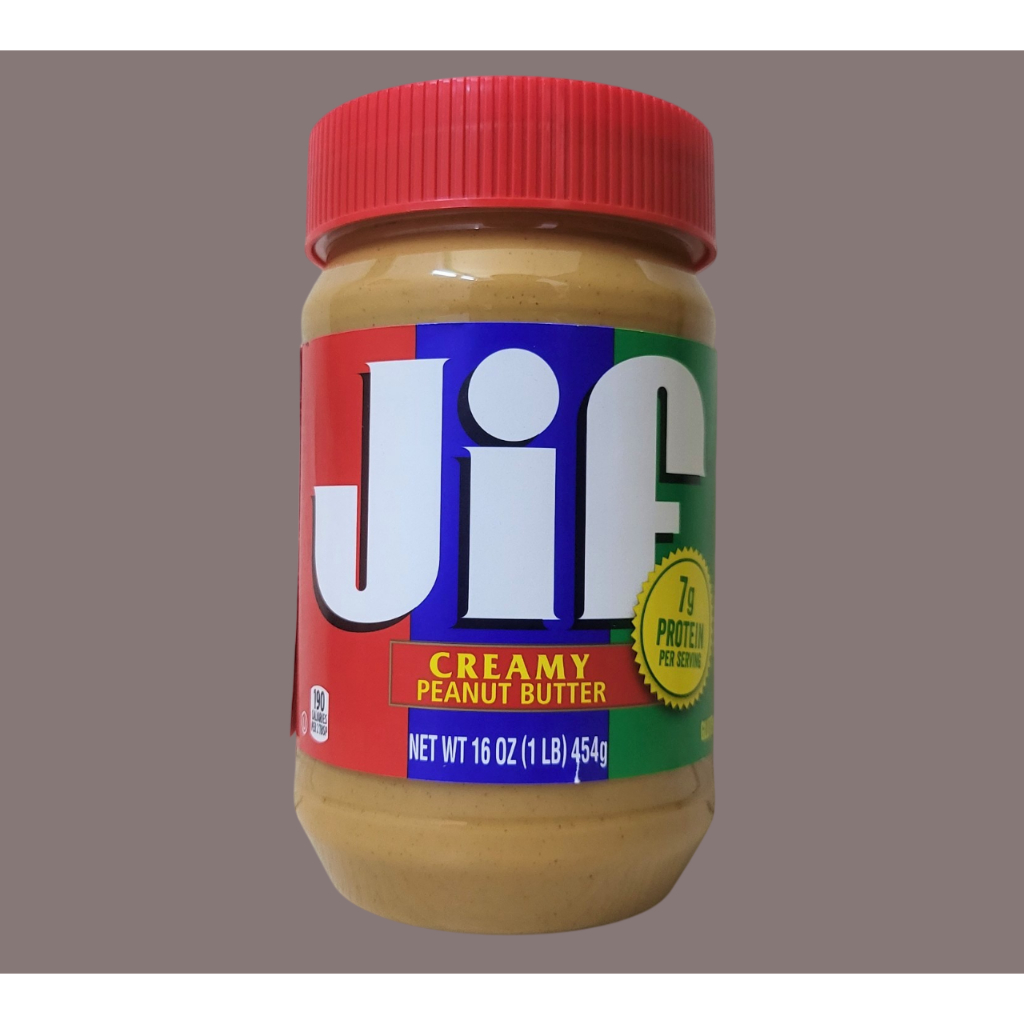 Jif - RED jar 454g - SMOOTH Peanut Butter / AMERICAN / Creamy Peanut ...