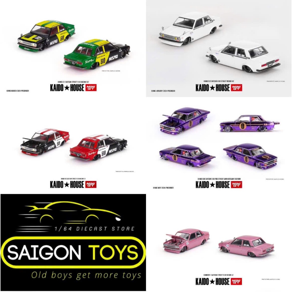 Saigontoys - MiniGT Kaido House Datsun 510 Pro Street of all kinds - 1: ...