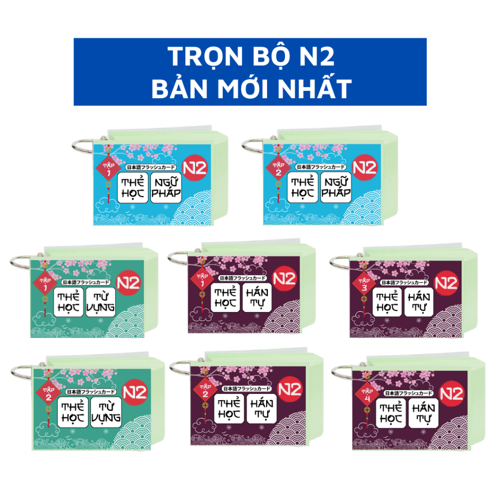 [ Full SET N2 LATEST VERSION ] Chinese Character Learning Cards ...