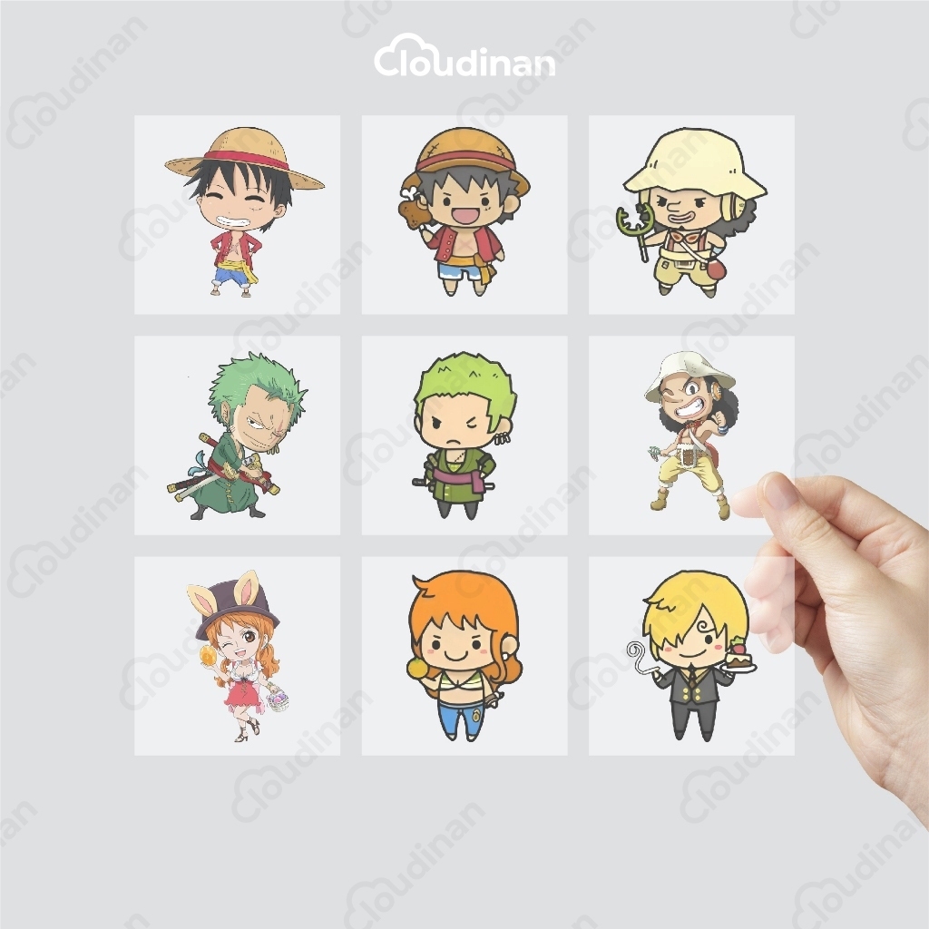 Ironed Figure, Luffy Heat Pressed Figure, One Piece Heat Transfer PET ...