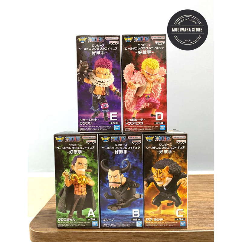 Genuine model WCF 5 villain Bandai One piece toy Action Figure | Shopee ...