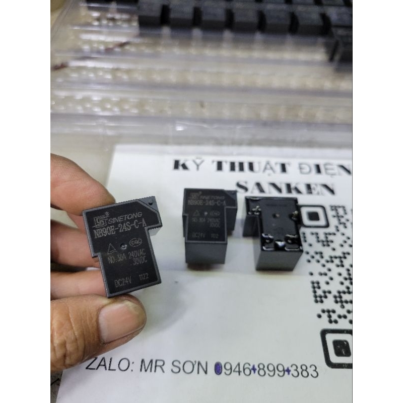 Relay 24VDC, T-shaped Relay, 4 Pins NO 30A, Electronic Welding Machine ...