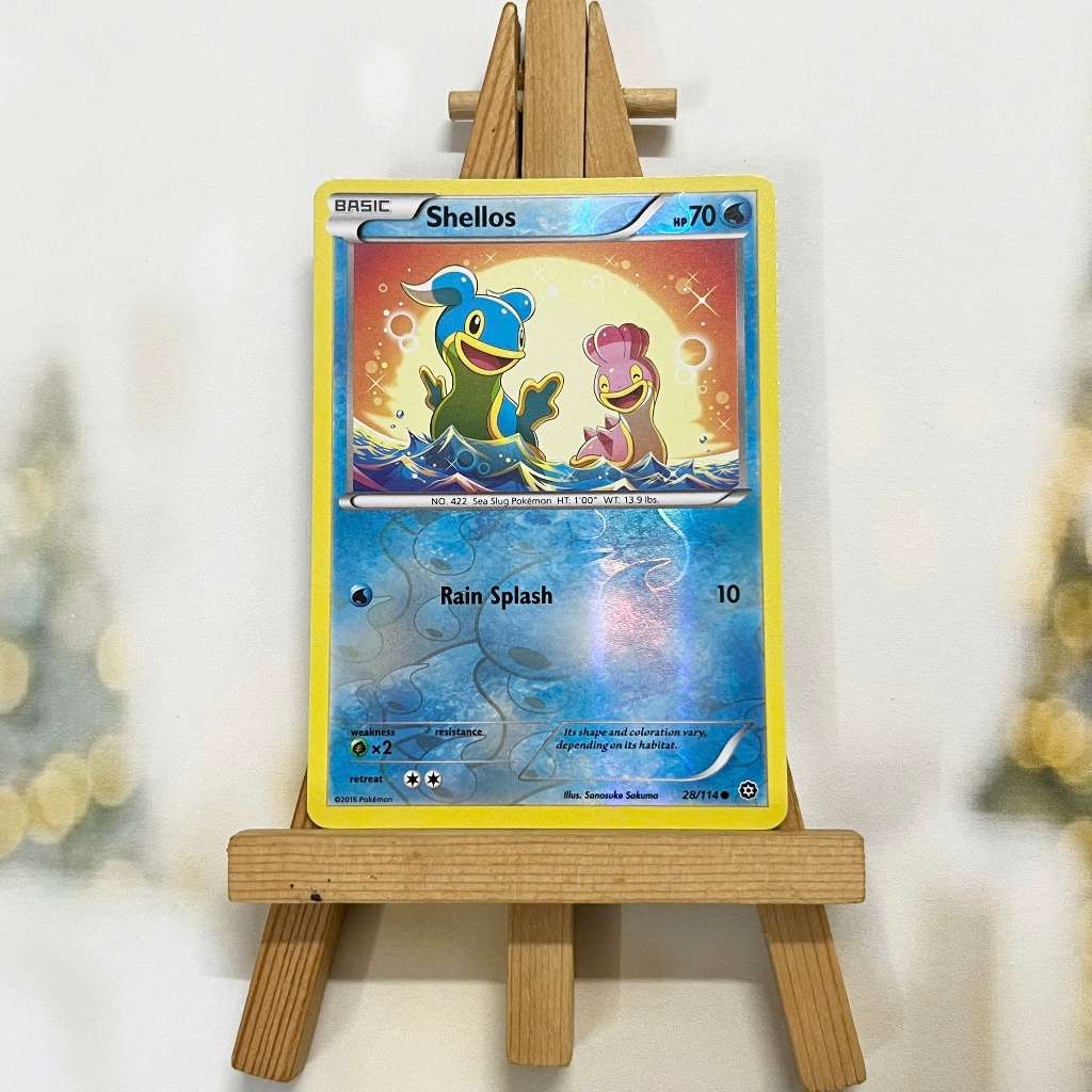 Pokemon Shellos 28/114 - Odd card XY: Steam Siege Common Reverse Holo genuine English | Shopee ...