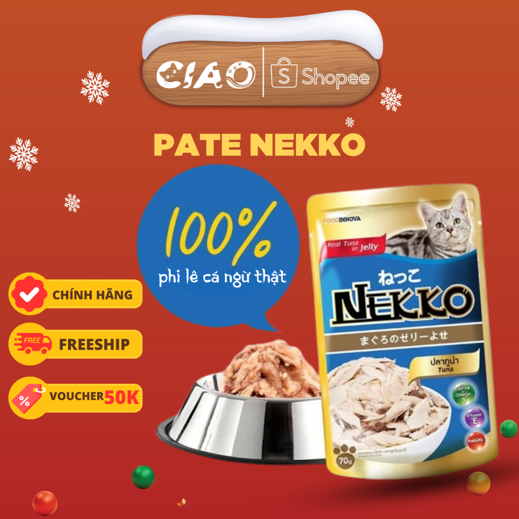 [Combo Of 12 packs] Nekko cat Pate in packet form _ Imported from ...
