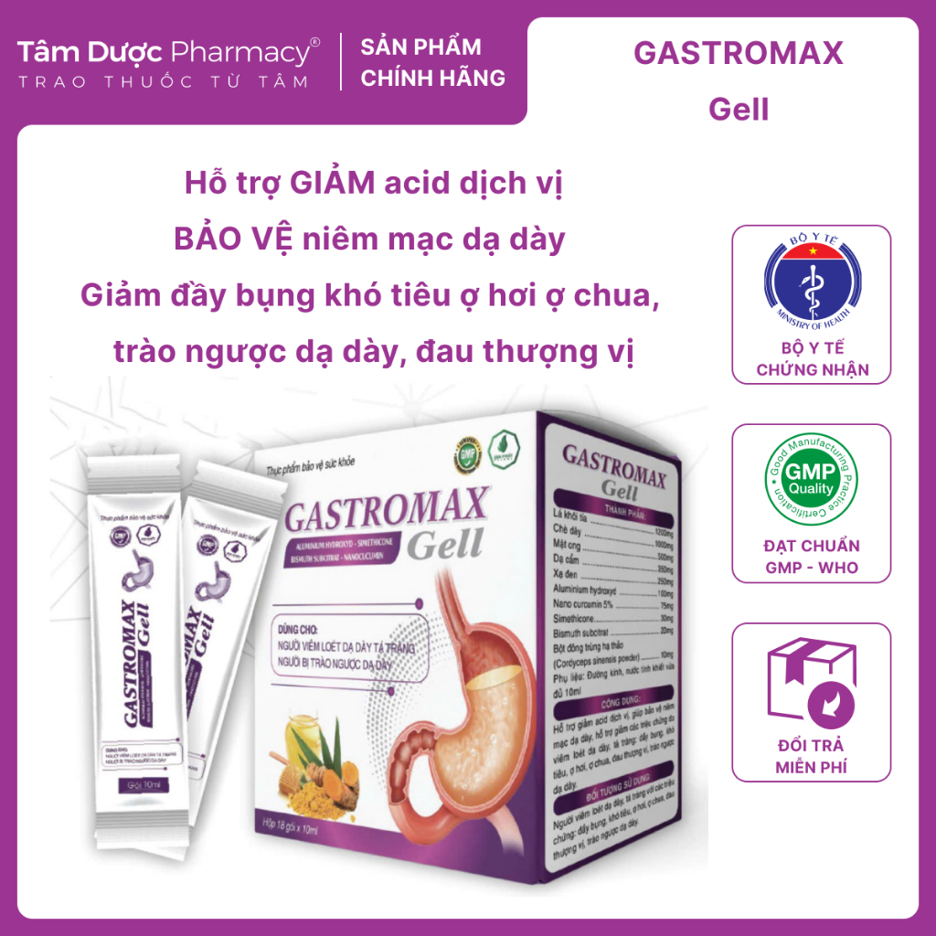 [GENUINE] Gastromax Stomach Gel - Used for People with Gastric and ...