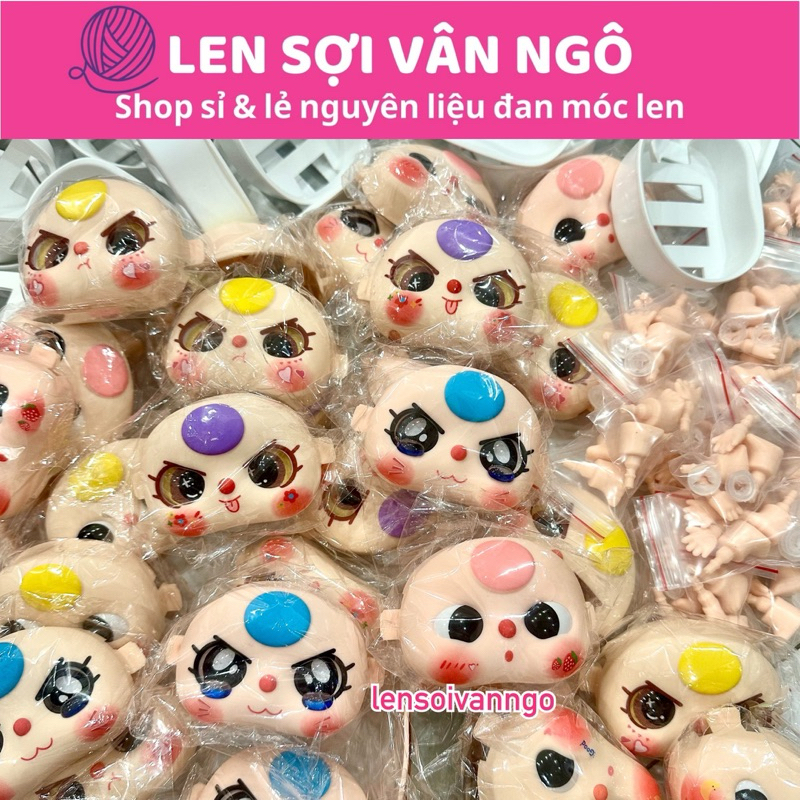 Baby Three Face Set + arms and legs (random hair color delivery ...