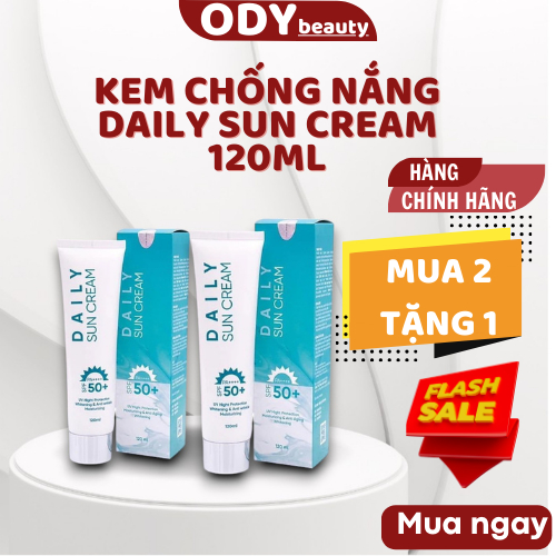 Daily Sun Cream 120ml, Protects V65 Skin From UV Rays With SPF 50 ...