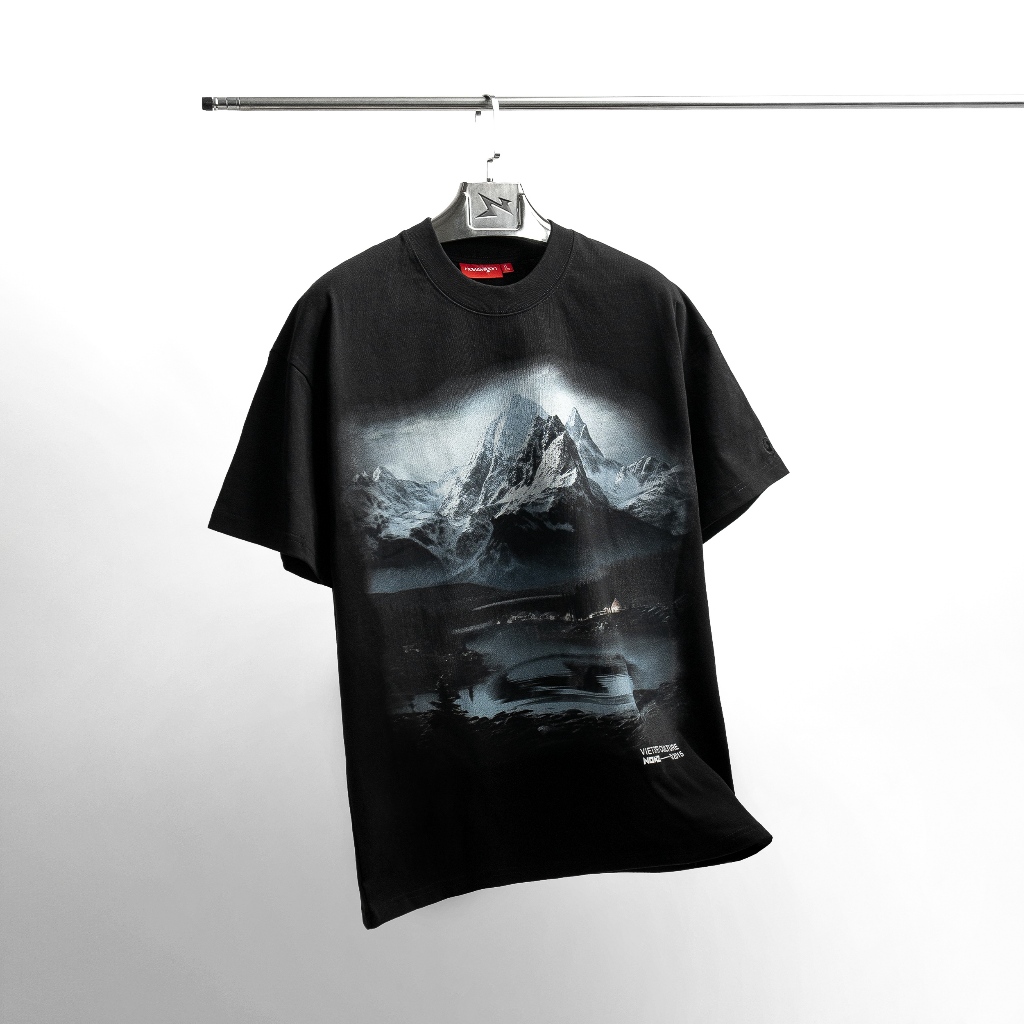 Nowsaigon Mountain Tee - Black - Genuine Local Brand | Shopee Malaysia
