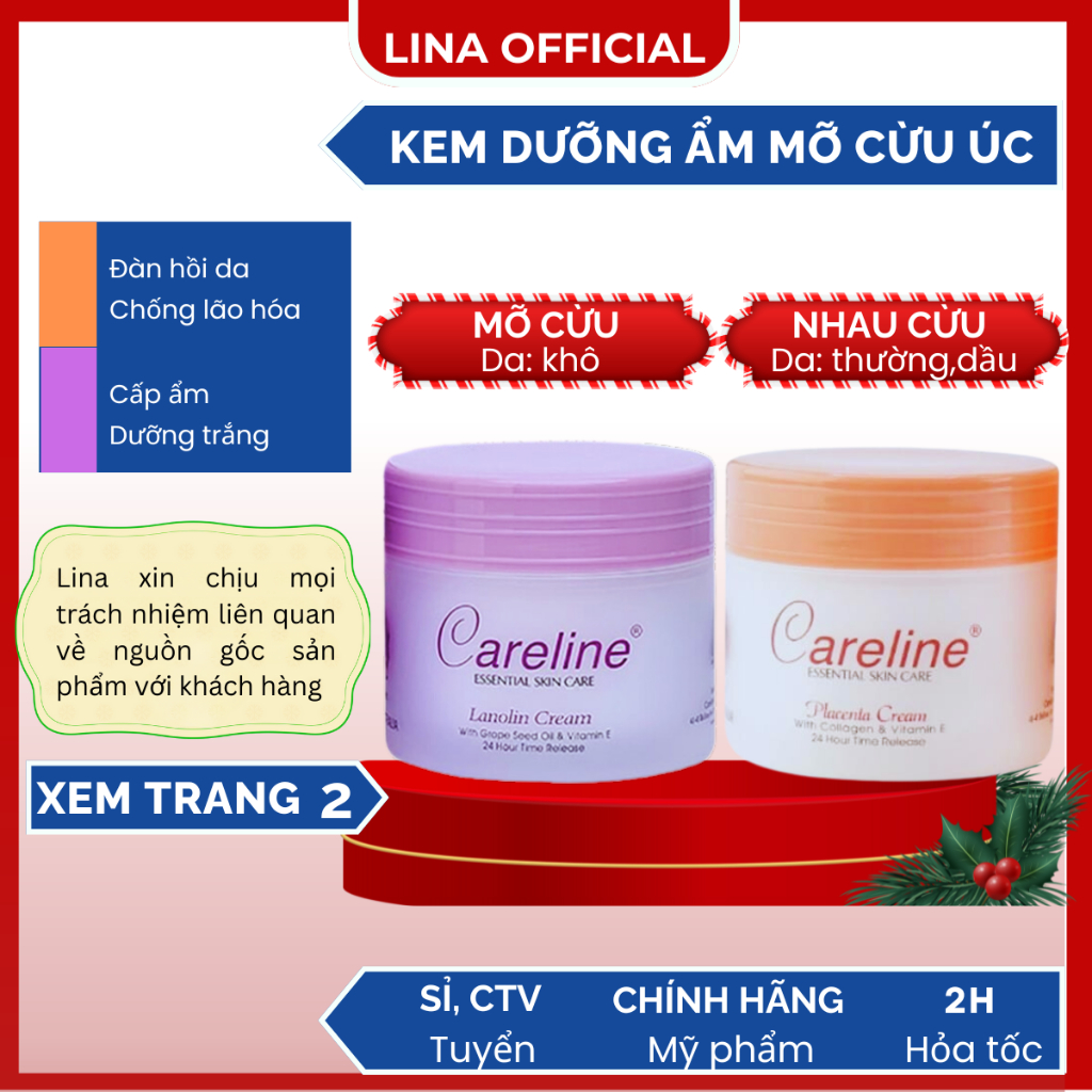 Careline Sheep Cream Australian Sheep Placenta Moisturizing Cream ...