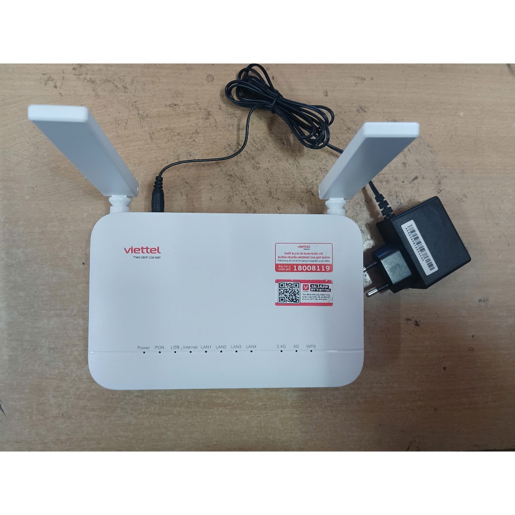 Optical Wifi 6 Modem Viettel Gpon ZTE ZXHN F6601P AX3000 (Old Product ...