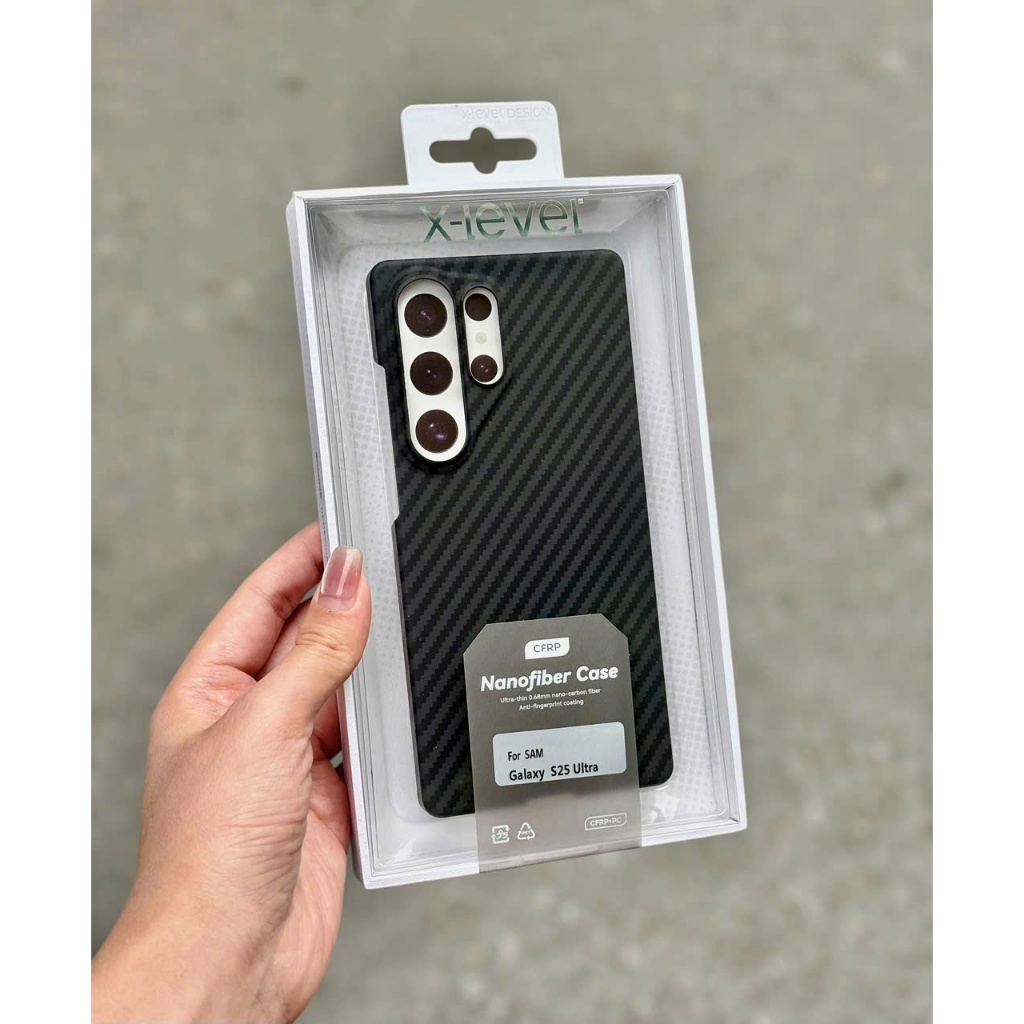 X-level Ultra Thin Carbon Fiber Case for Samsung Galaxy S25 Ultra ...