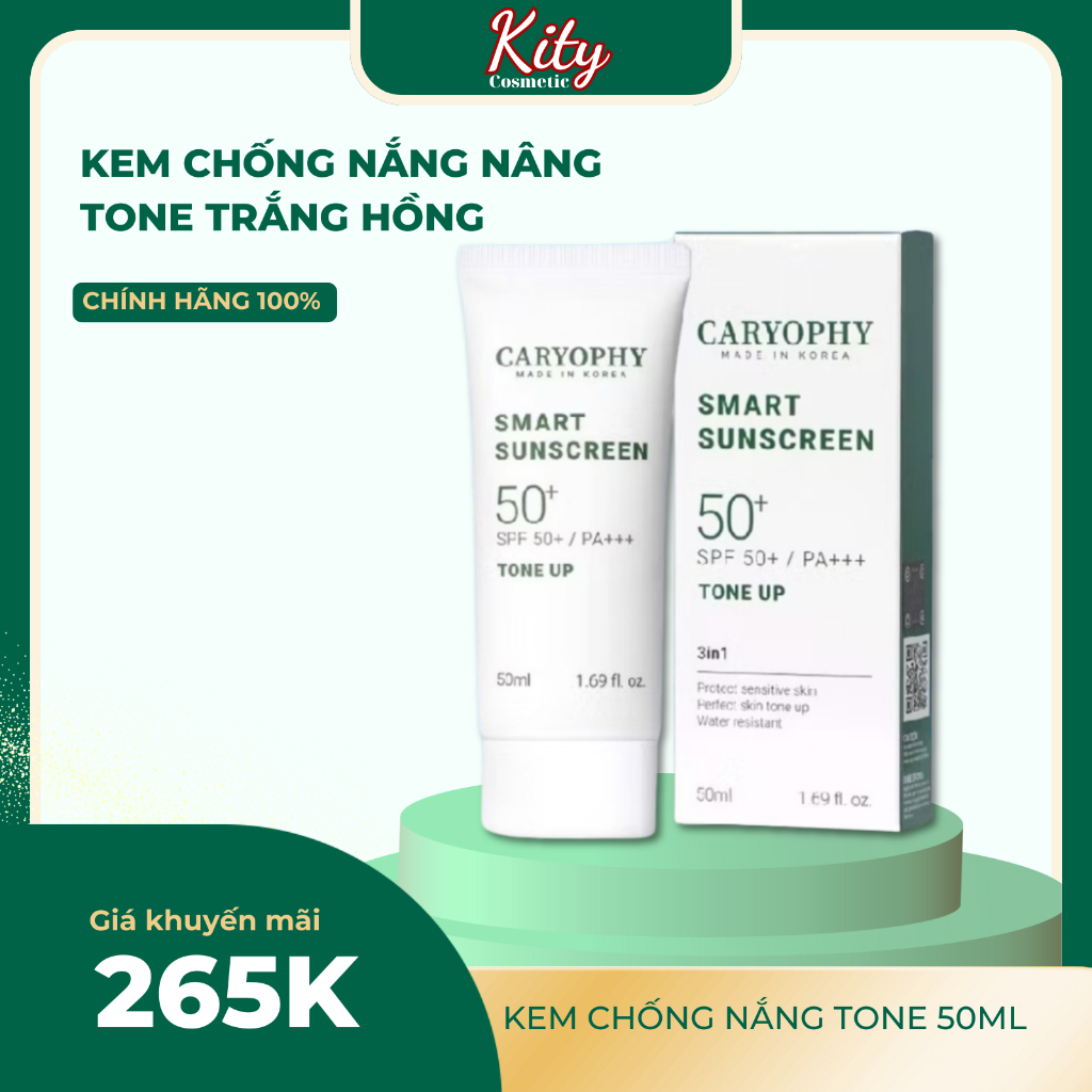Korean Caryophy Sunscreen tone Up SPF50+/PA+++ tone-enhancing, anti ...