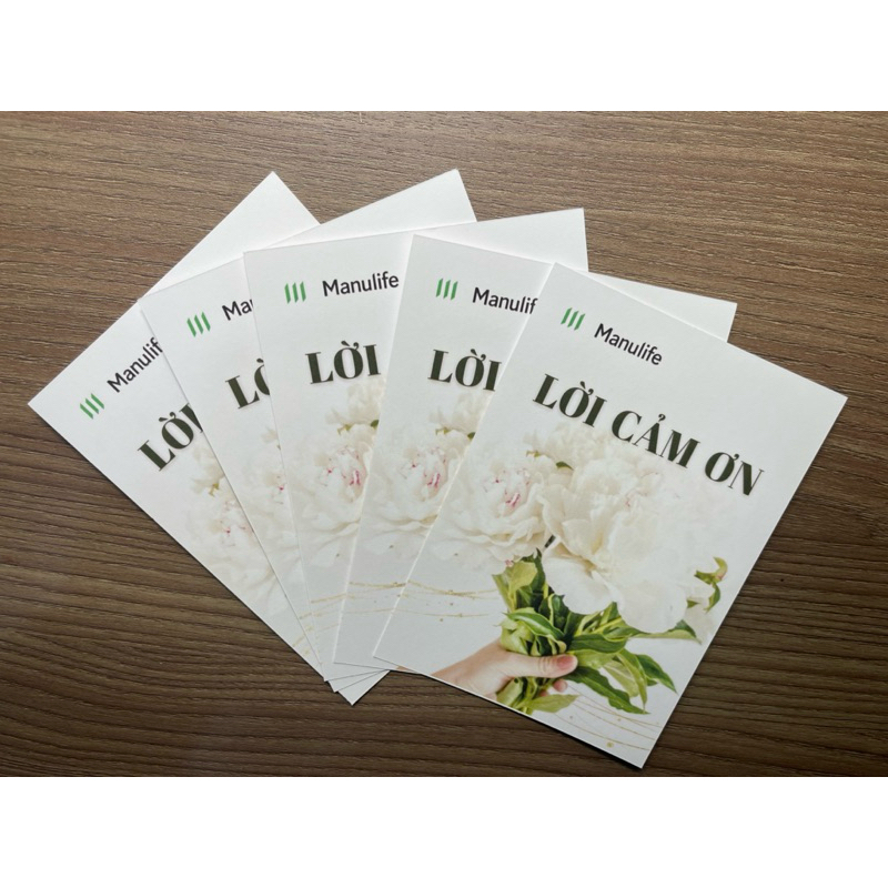 Set of 10 Manulife thank you cards | Shopee Malaysia