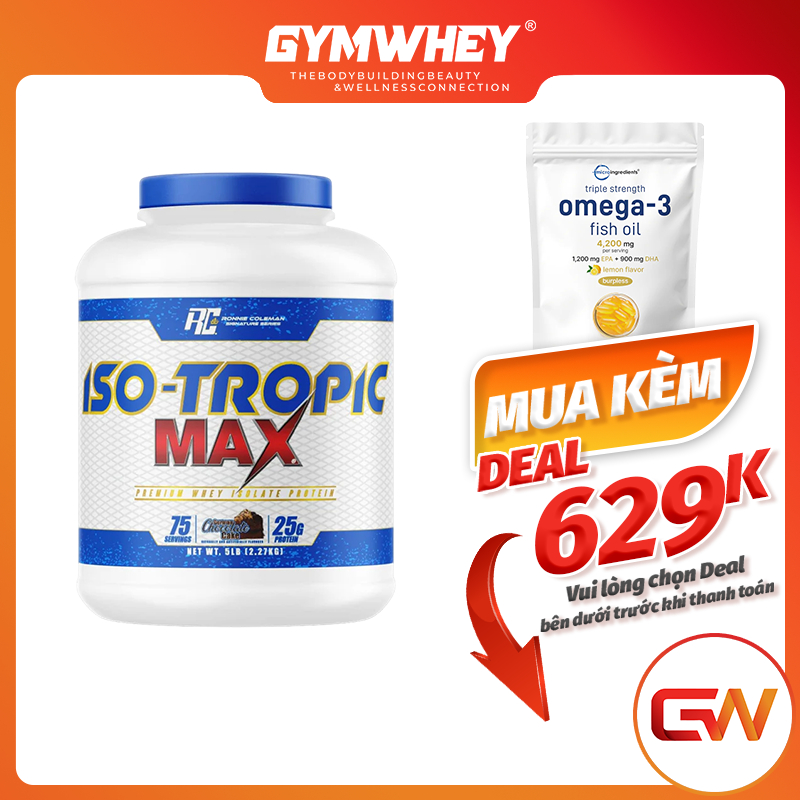 100% Whey Isolate Supports Fat Loss, Increases Lean Muscle RONNIE ...