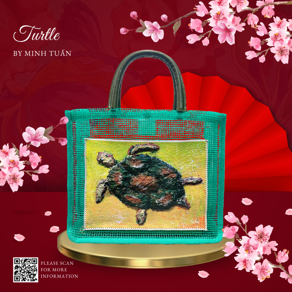 Turtle 3D mesh bag - MCAS - Paintings by Minh Tuan (All MCAS products ...