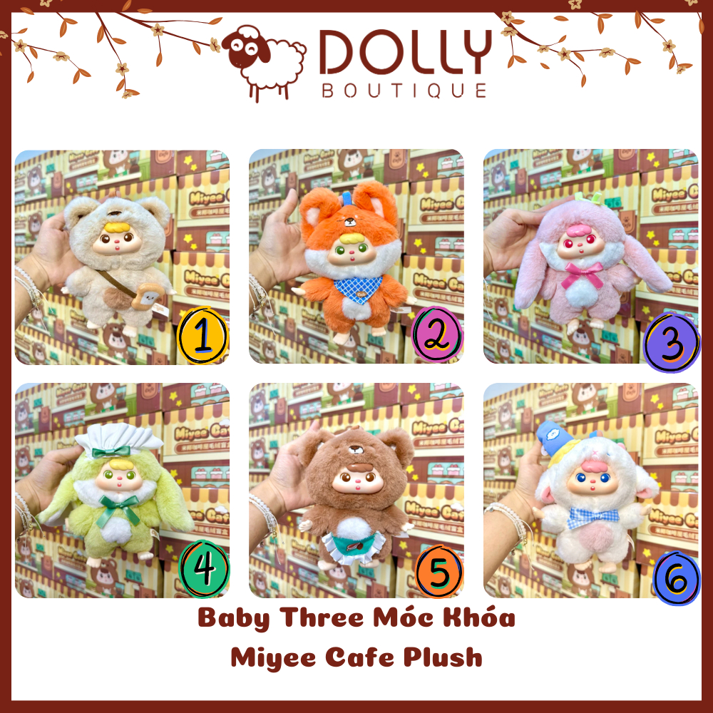 Miyee Cafe Plush Blind Box Teddy Bear [Choose Model by Marker Number ...