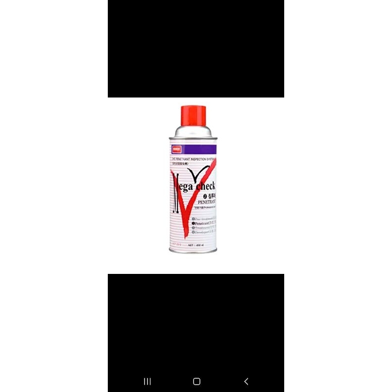 Korean Mega check PENETRANT Nabakem weld crack testing solution ...