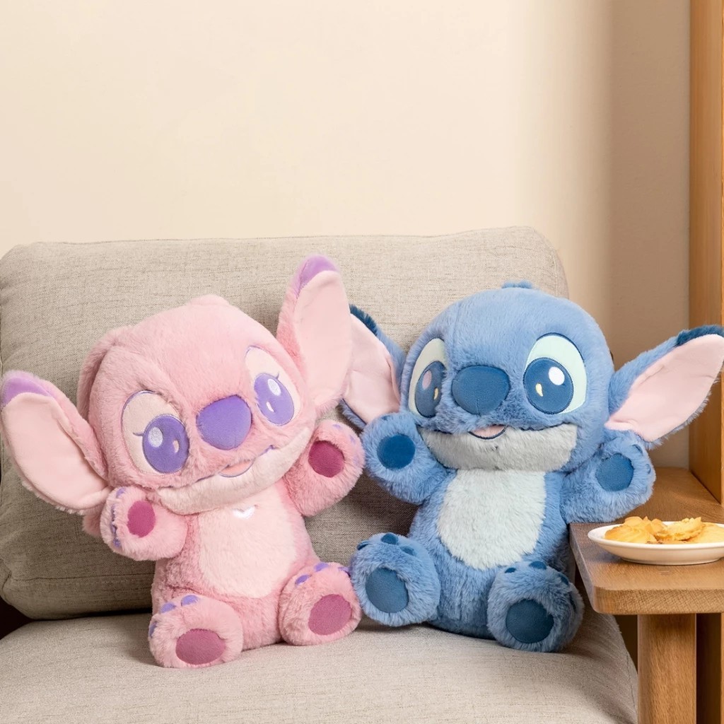 Miniso Disney Fluffy Stitch Stuffed Animal Size 32cm Premium Stuffed ...