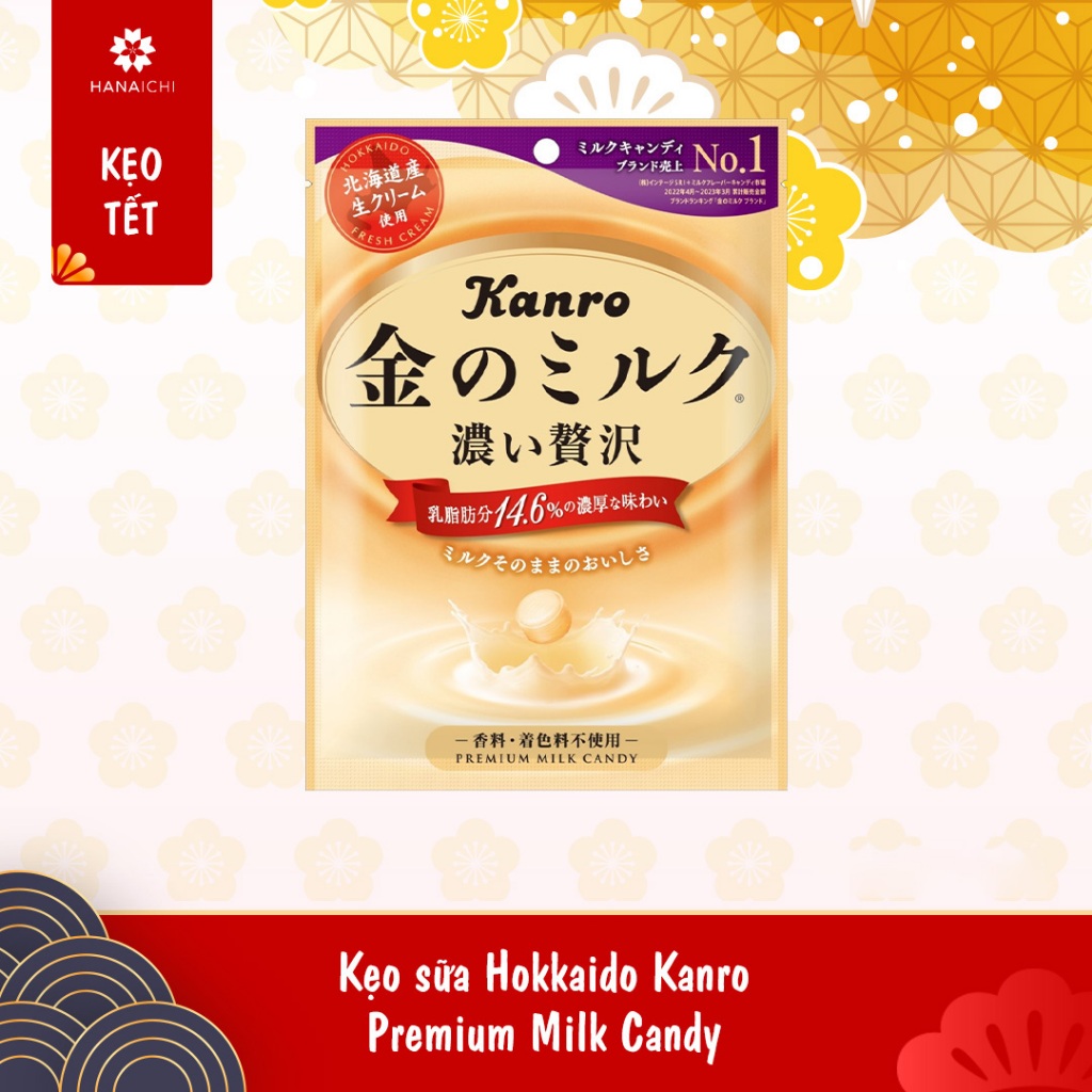 Hokkaido Kanro Premium Milk Candy rich in fresh cream flavor 80g | Shopee Malaysia